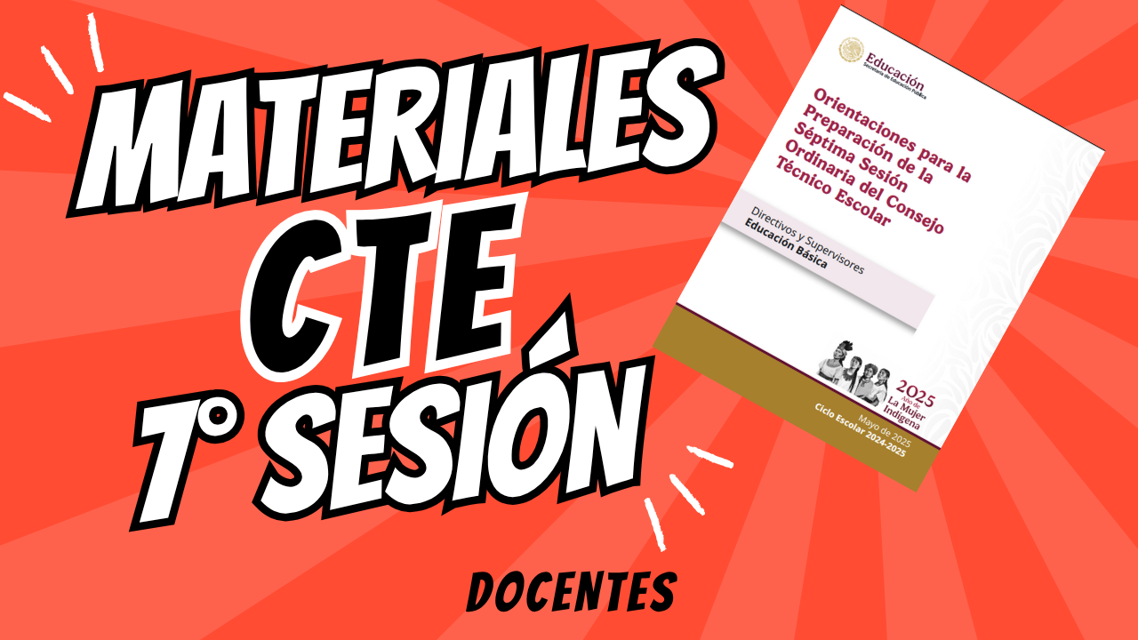 7° Sesión ordinaria CTE. Materiales y presentación Prof Javier H