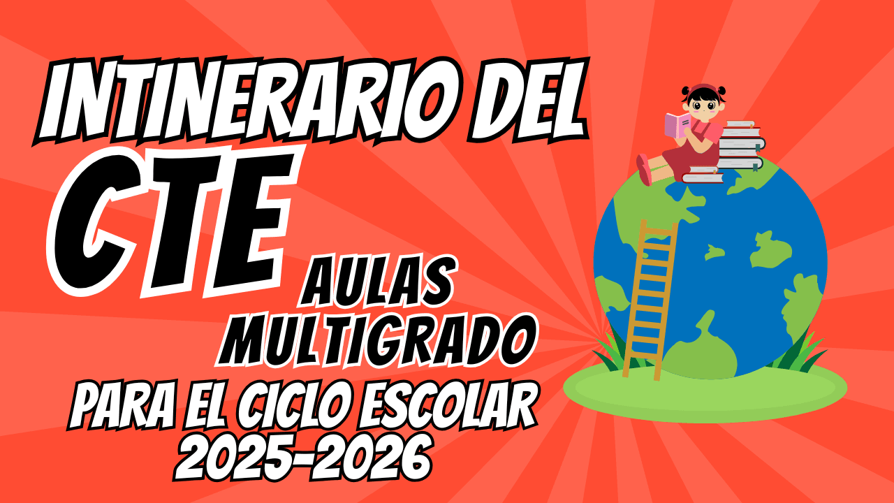 Itinerario CTE Multigrado para el ciclo 2025 - 2026 Prof Javier H